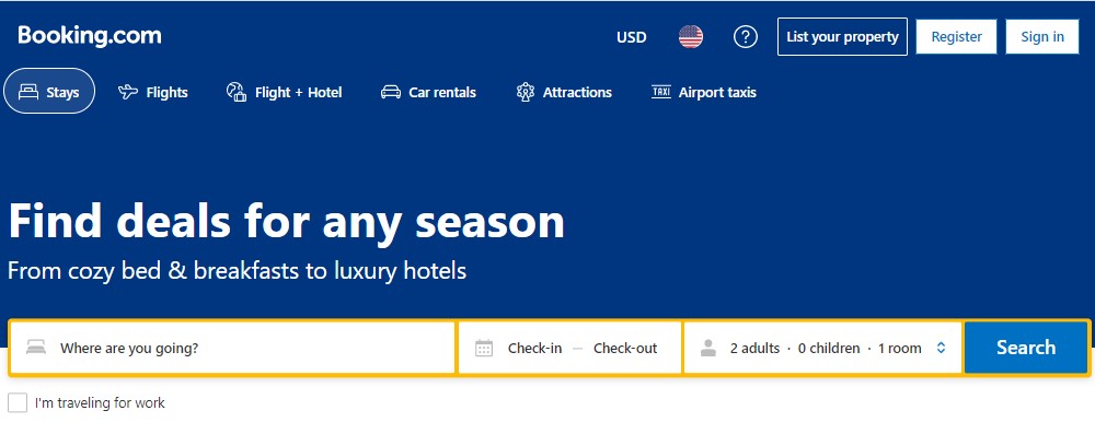 Booking Promo Codes Discounts up to 47% Booking Coupons for May 2024